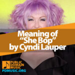 Meaning of the Song "She Bop" by Cyndi Lauper - Public Domain Music